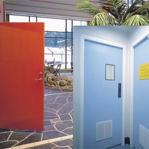 Single Action Doors & Single Swing Doors - Hygienic LAMI GRP Doors ...